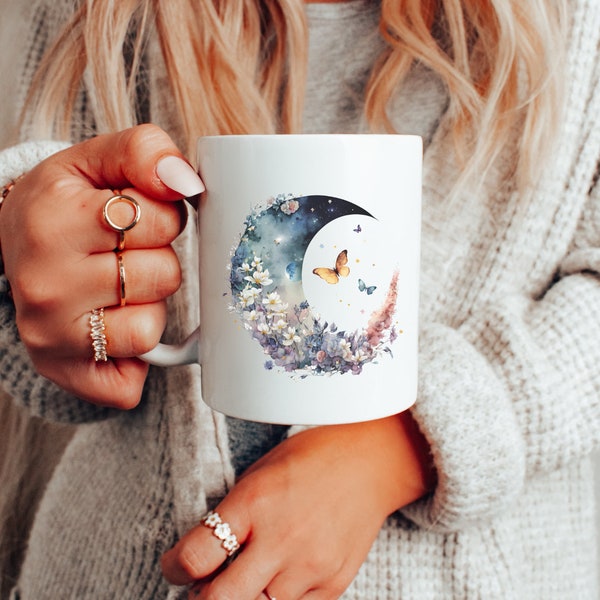 Moon Mug - Etsy UK
