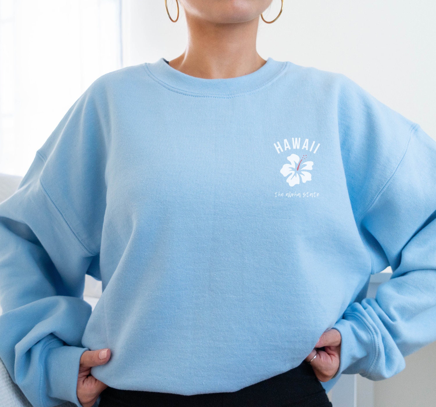Hawaii Sweatshirt Hawaii Crewneck, Beach Sweatshirt, Hawaii Hoodie ...