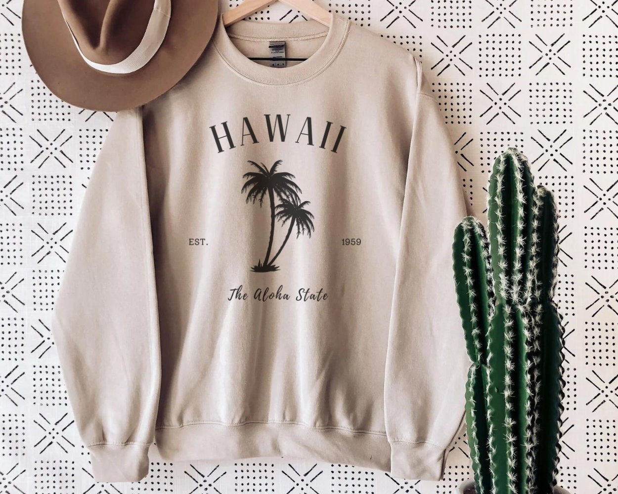 Hawaii Sweatshirt Hawaii Crewneck, Beach Sweatshirt, Hawaii Hoodie ...
