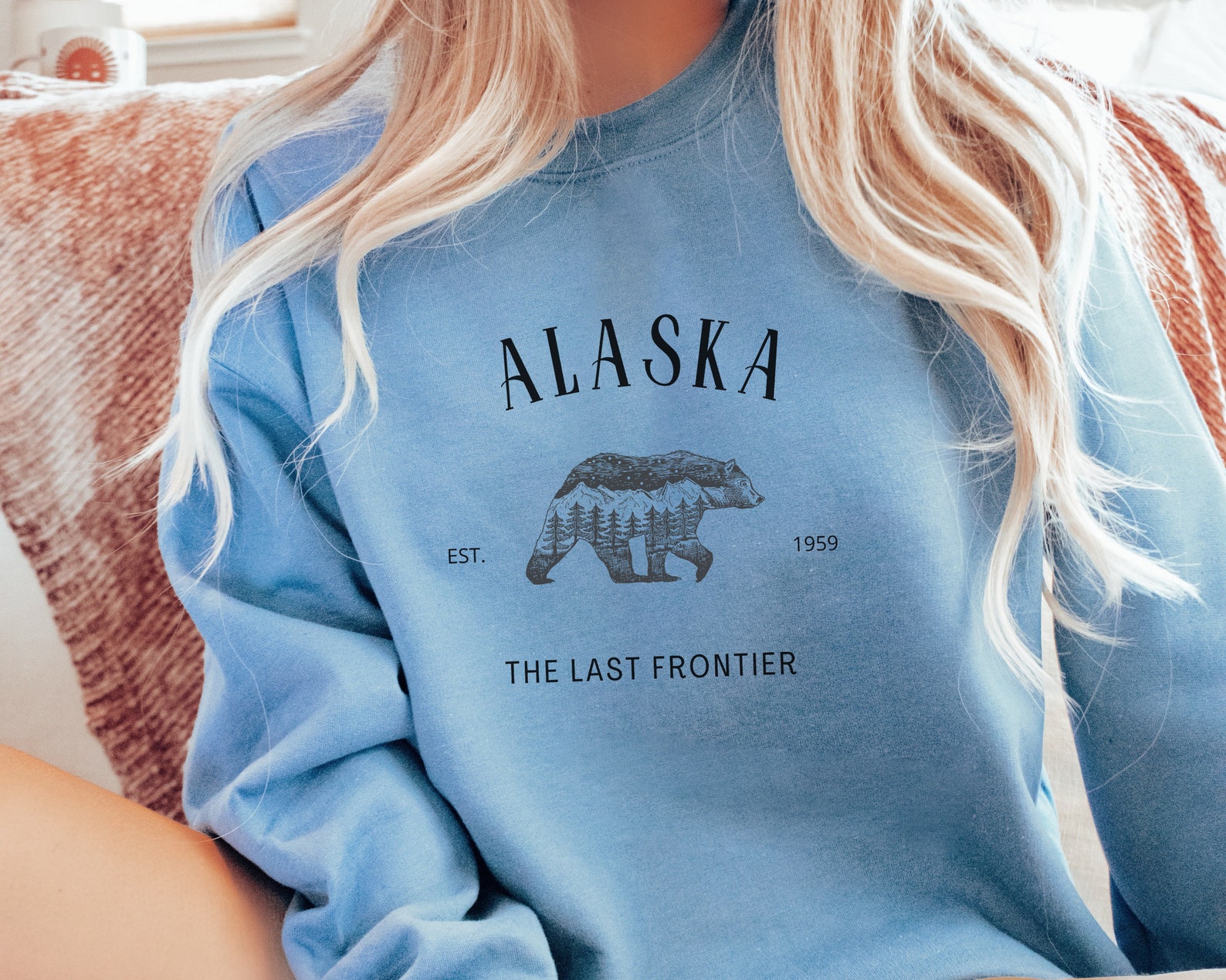 Vintage Alaska Sweatshirt | Alaska Sweatshirt, Alaska Sweater, Polar ...