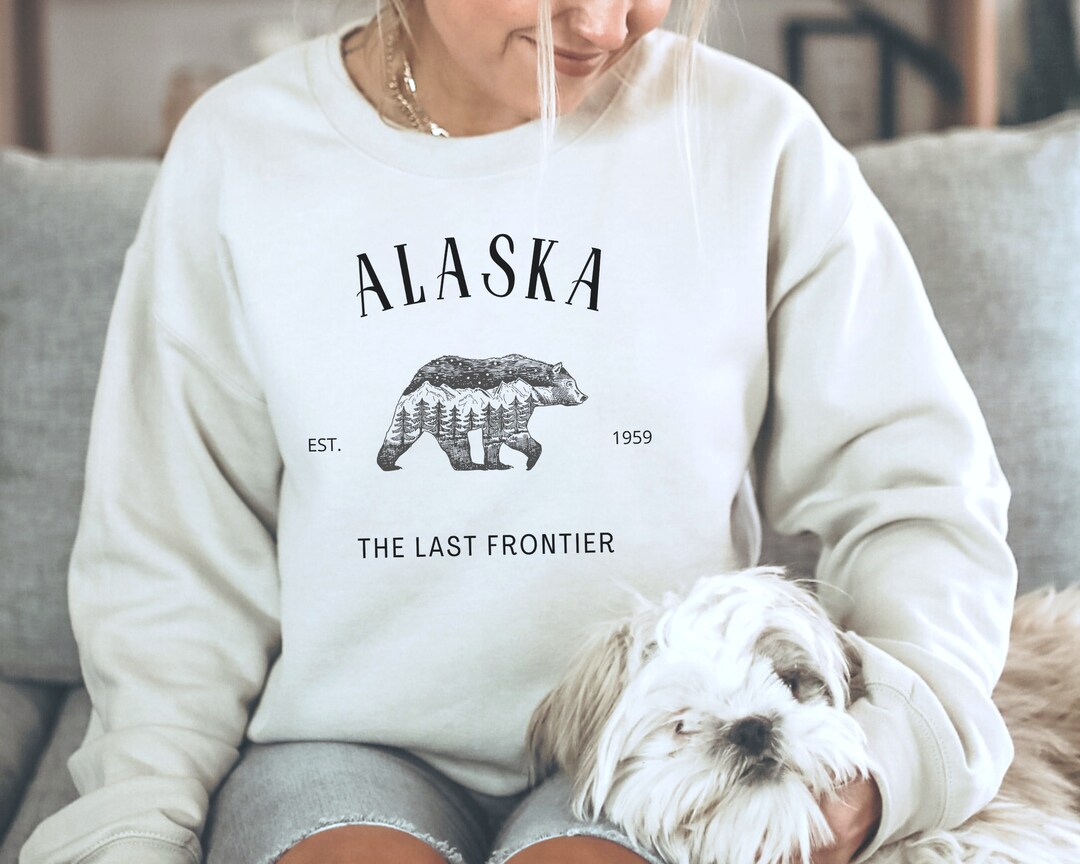 Vintage Alaska Sweatshirt | Alaska Sweatshirt, Alaska Sweater, Polar ...