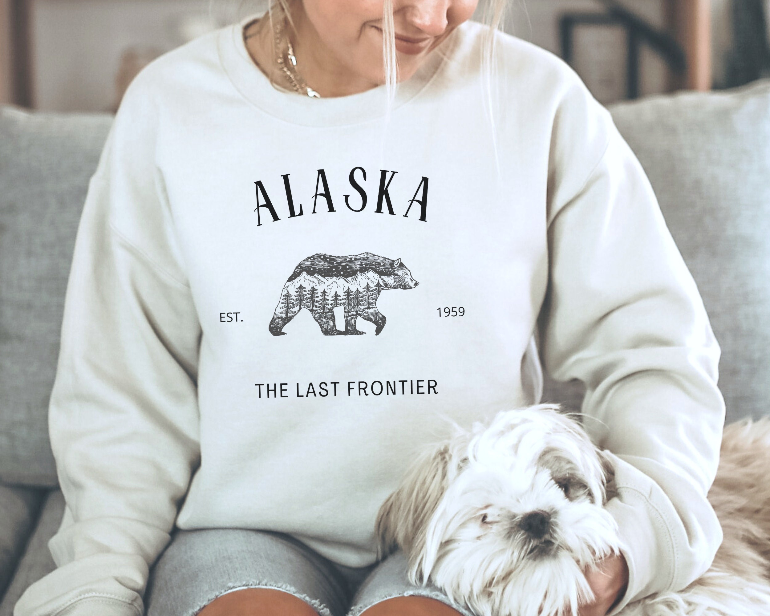 Vintage Alaska Sweatshirt | Alaska Sweatshirt, Alaska Sweater, Polar ...