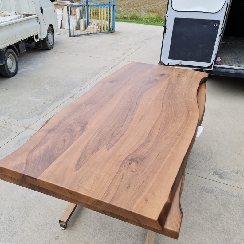 Walnut Wood Table Coffee Table Custom Tablerustic Table - Etsy