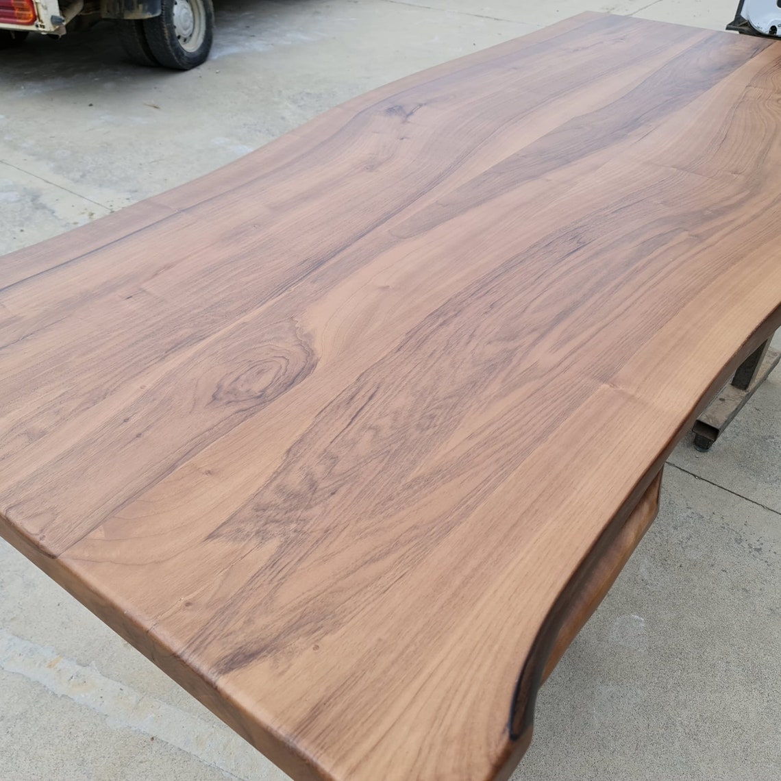 Walnut Wood Table Coffee Table Custom Tablerustic Table - Etsy