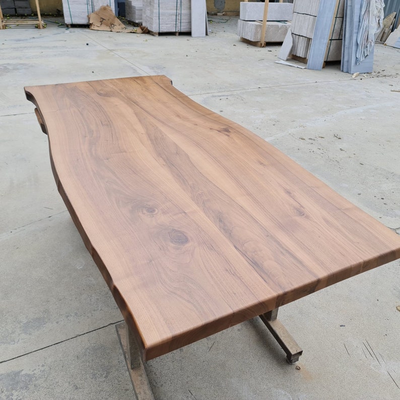 Walnut Wood Table Coffee Table Custom Tablerustic Table - Etsy