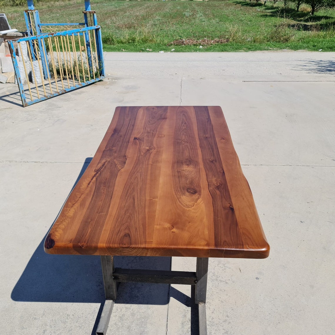 Walnut Wood Table Coffee Table Custom Tablerustic Table - Etsy