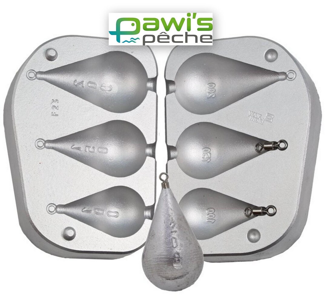 Pear Lead Fishing Weight Mould 30 - 40 - 50 - 60 G - Etsy