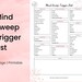 Mind Sweep Trigger List, Brain Dump, Planning, Productivity, Planner ...