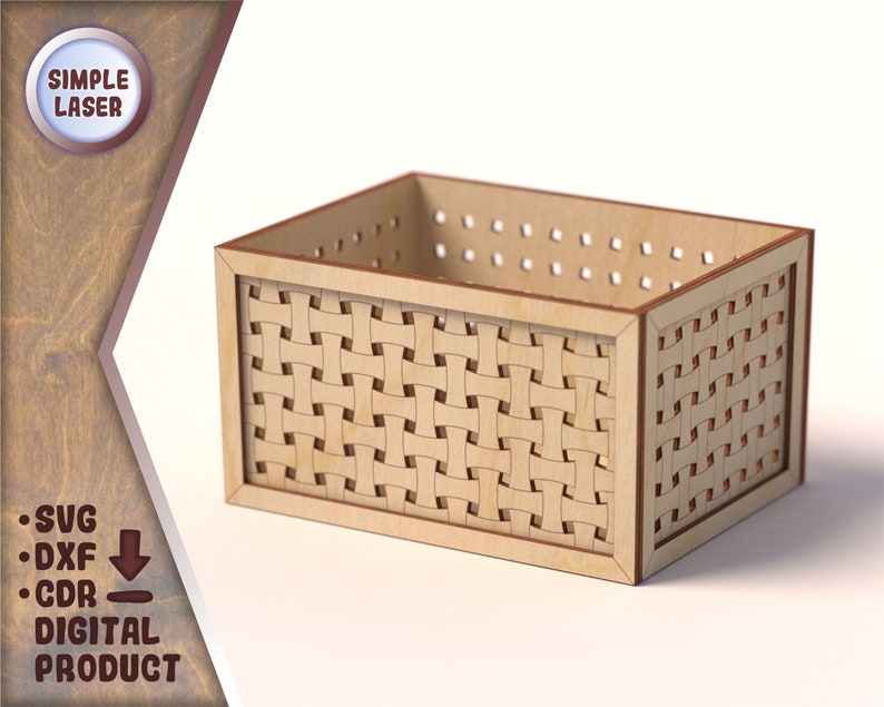 Cute Box - Files for Laser Cutting and Engraving in SVG, DXF, CDR ...