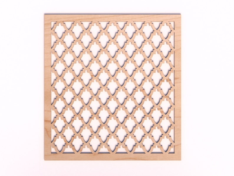Decorative Lattice - Digital Cutting Template, Room Divider, Laser Cut ...