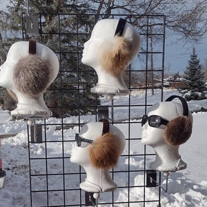 Fur Ear Muffs, Made From Garment Tanned Fur. - Etsy