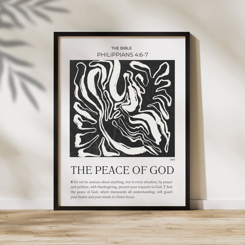 Bible Story Print - Abstract Christian ART - Biblical Wall ART - Large ...