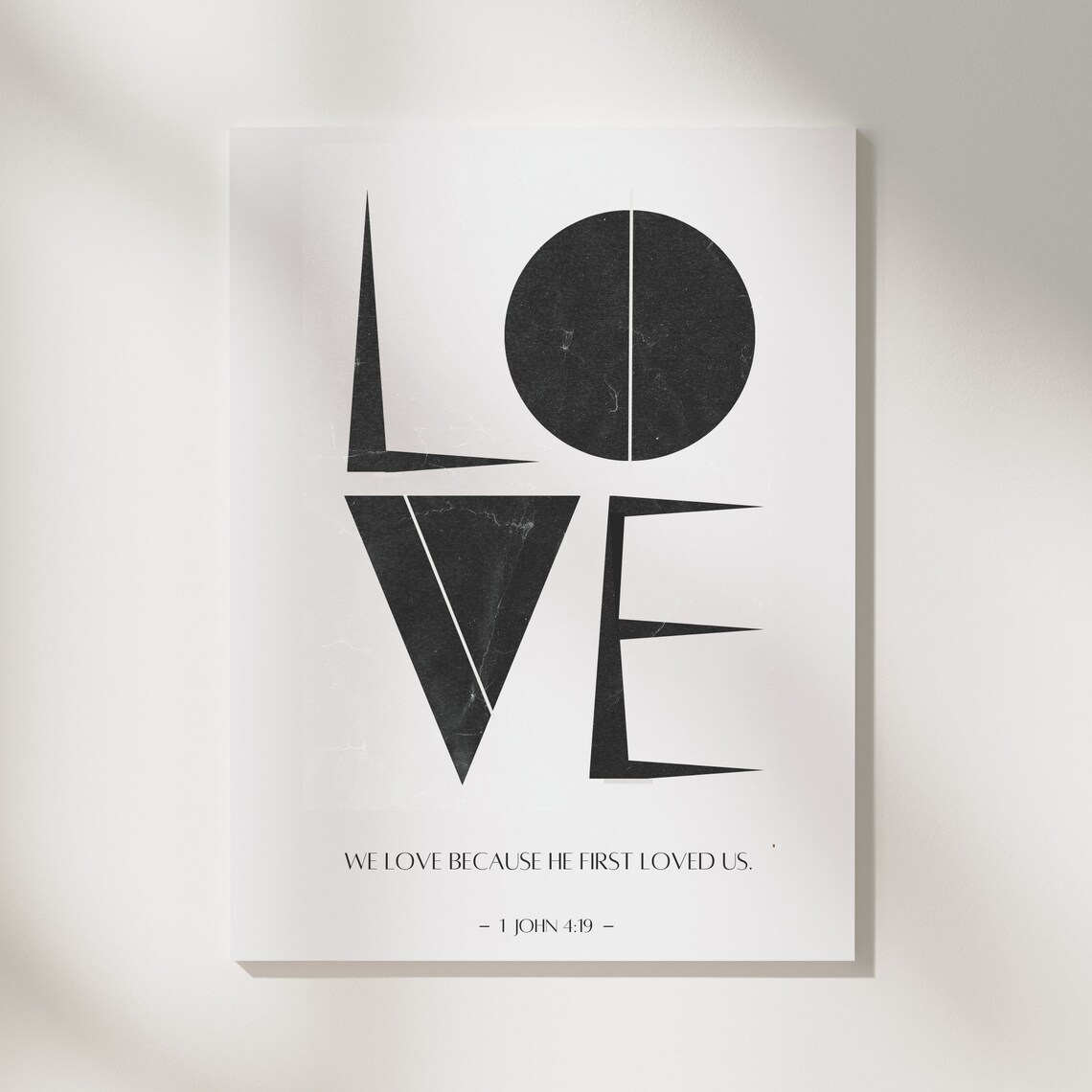 Bible Story Print Abstract Christian ART Biblical Wall ART Large ...