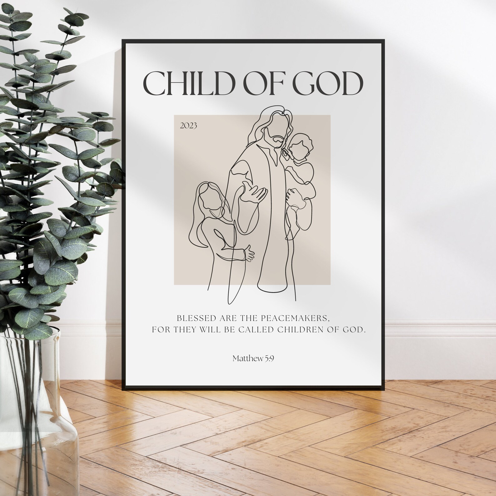 Bible Story Print - Abstract Christian ART - Biblical Wall ART - Large ...