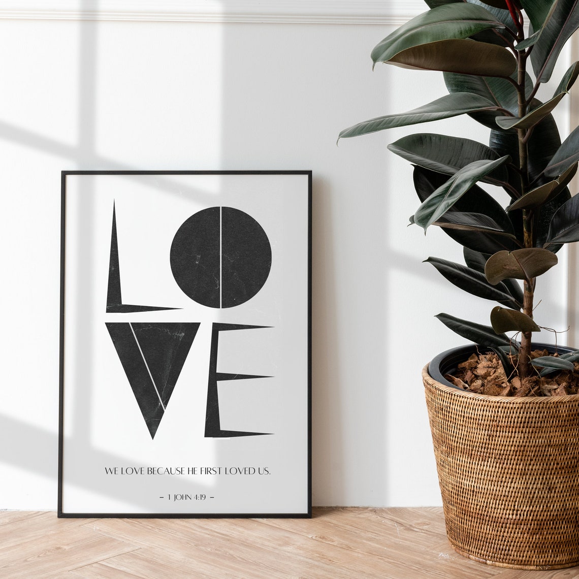 Bible Story Print Abstract Christian ART Biblical Wall ART Large ...