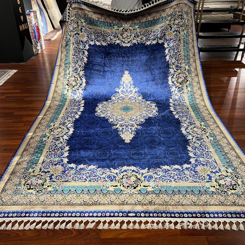 Iranian Silk Rugs - Etsy