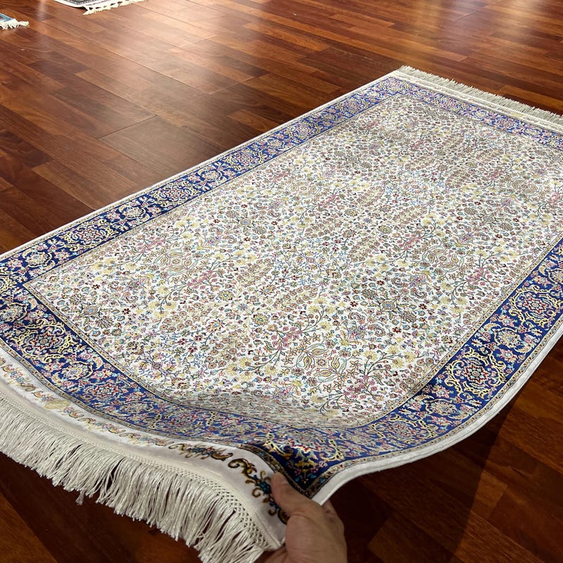 Iranian Silk Rugs - Etsy