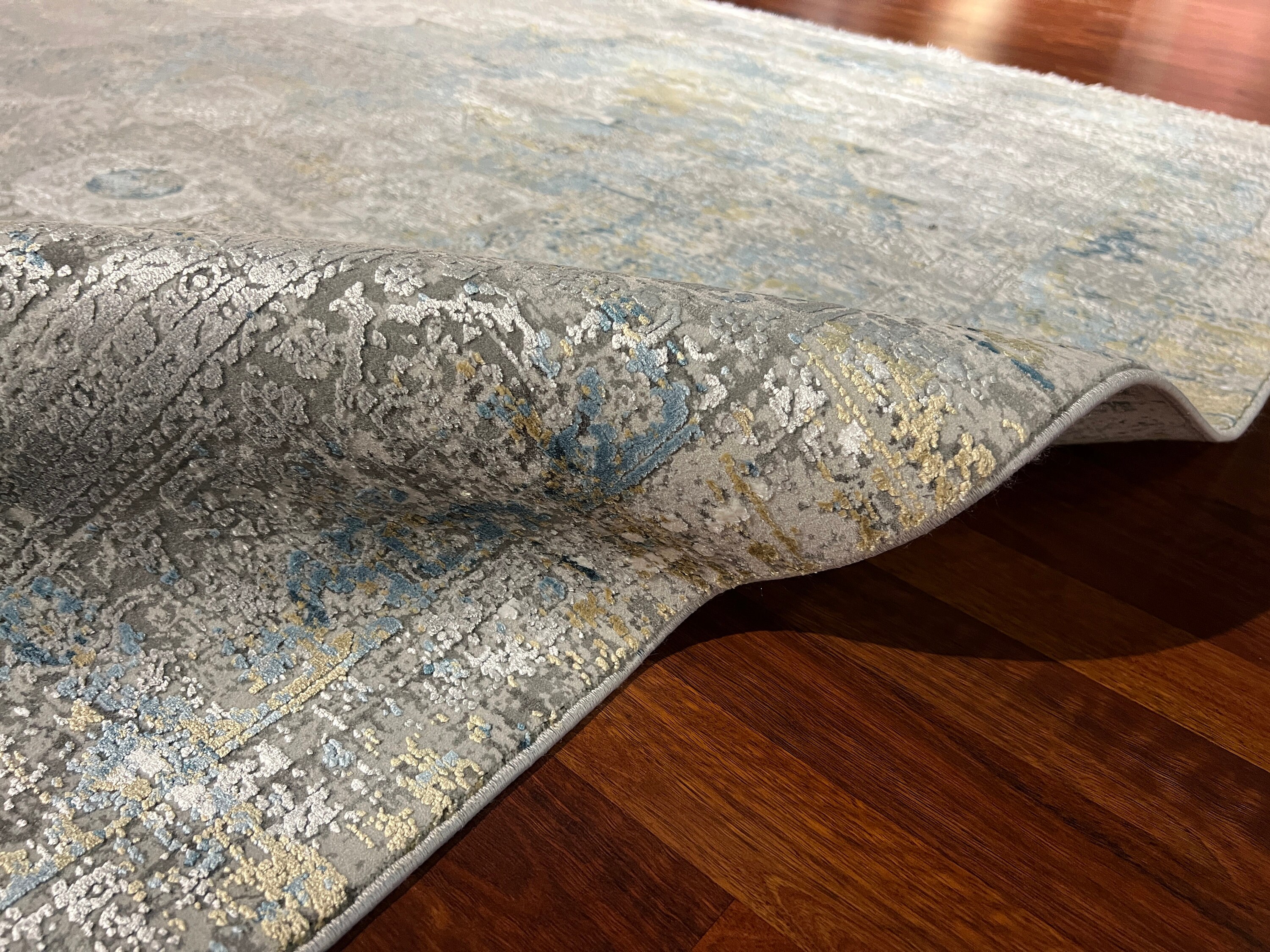 5x8ft Gray Beige Rug High Quality Rug Luxury Bamboo Silk - Etsy