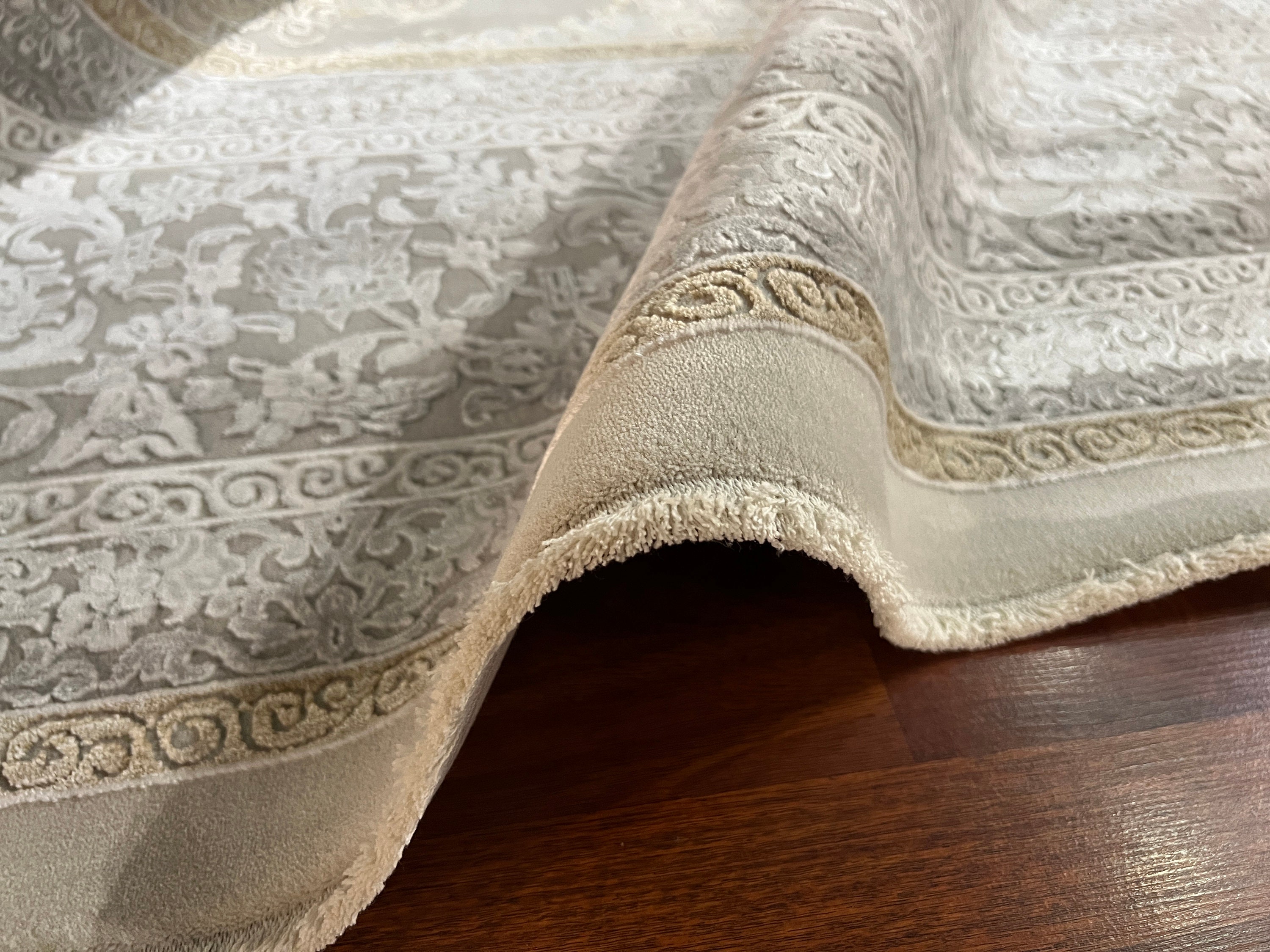 10x13ft Oversize Silk Rug, Carpet for Living Room, Kashmıre Silk Rug ...