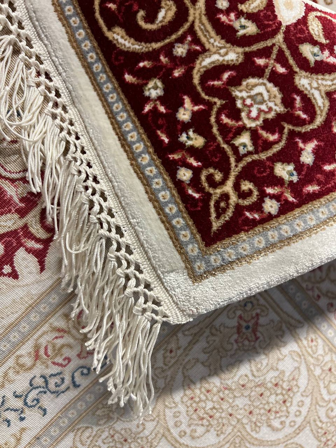 5x8 Gold Red Silk Rug Ottoman Rug High Quality Rug Carpet - Etsy