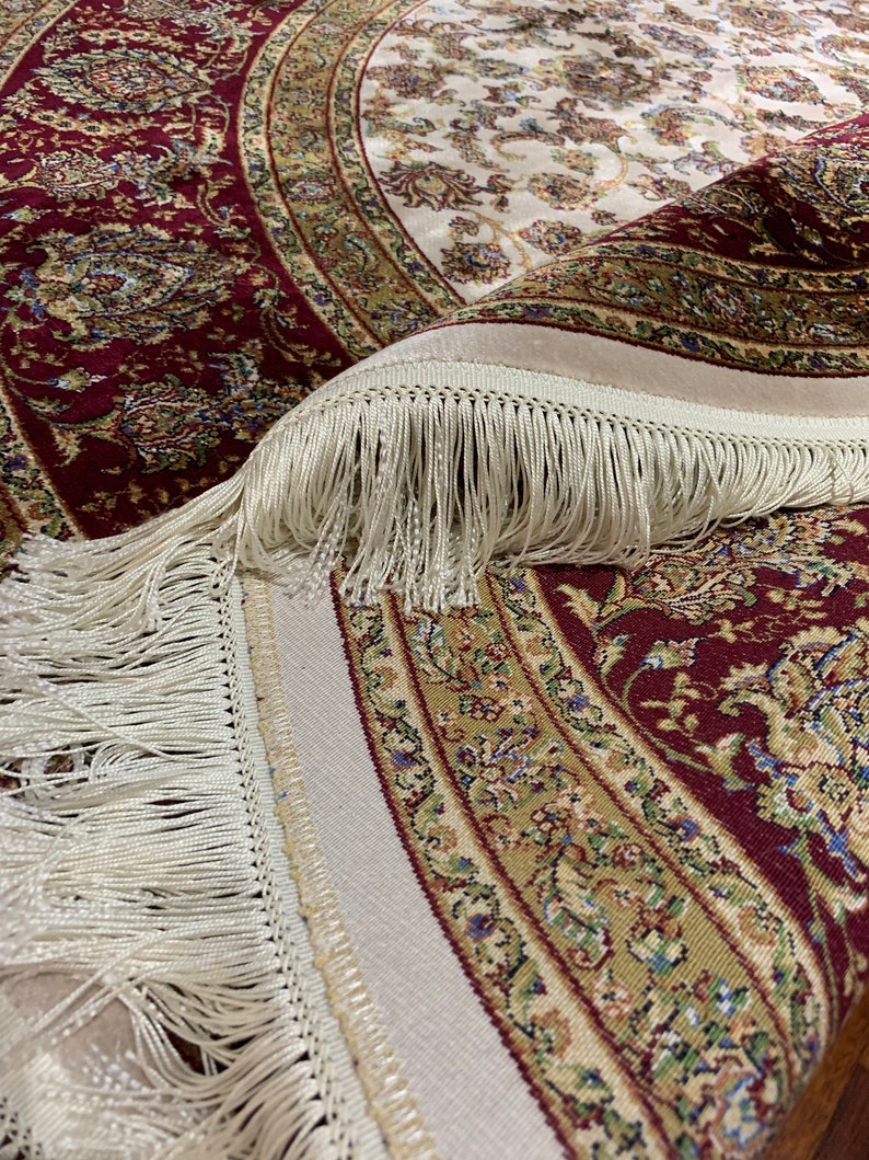 100% Natural Bamboo Silk Circle Carpet, Circle Rug 5x5, Round Rug ...