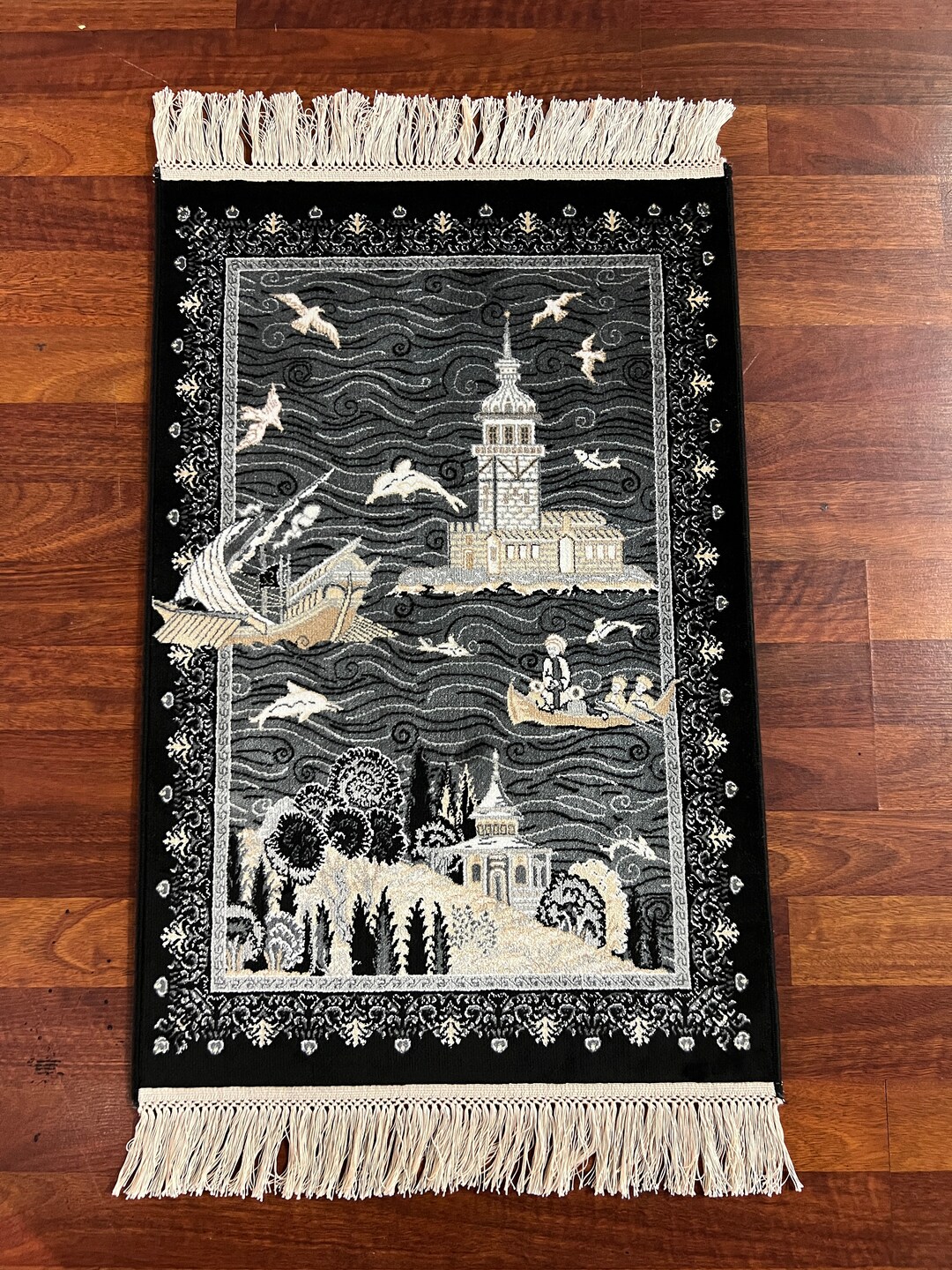 Mini Gift Silk Rug, Unique Rug, Mini Silk Rug,2x2 Silk Rug, Small Silk ...