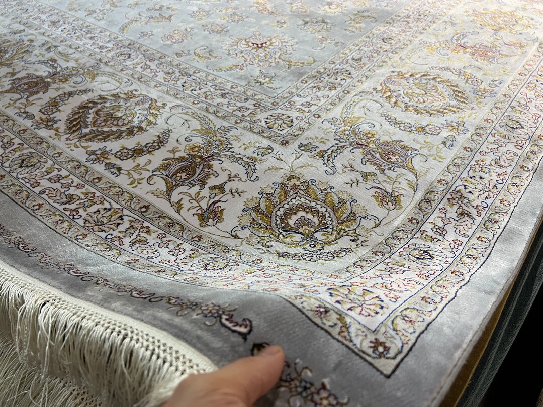 10X13 Ft Oversize Silk Rug, Living Room Silk, Authentic Silk Rug,luxury ...