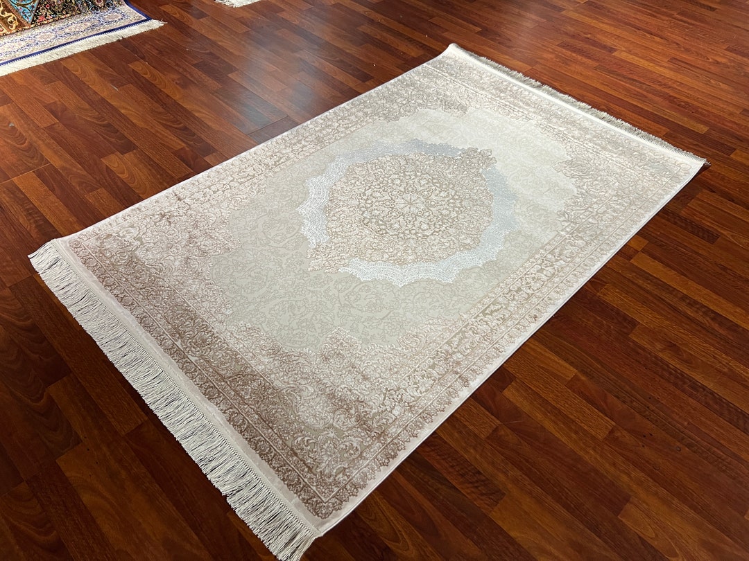 4X6 Ft Persian Bamboo Rug, High Quality Bamboo Rug,gift Silk Rug,4x6 ...