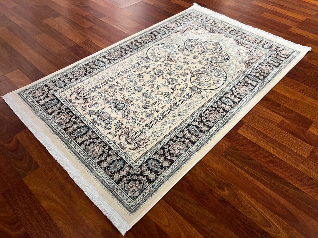 2.74X4.12 Bamboo Silk Prayer Mat, Luxury Muslim Prayer Rug, Islamic ...