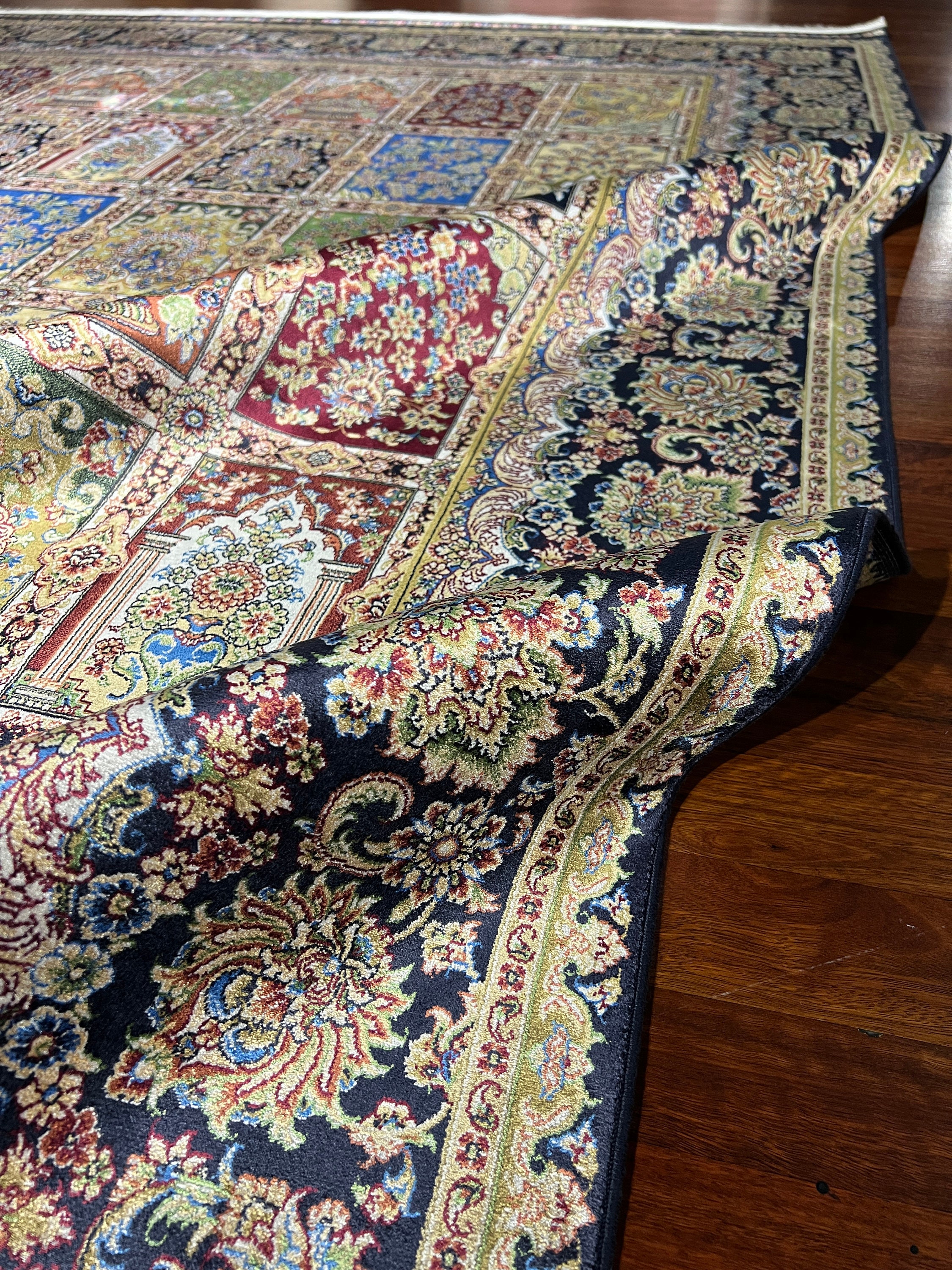 7x10 Ft 1001 Night Pattern Afghan Silk Rug , Oversize Rug, High Quality ...