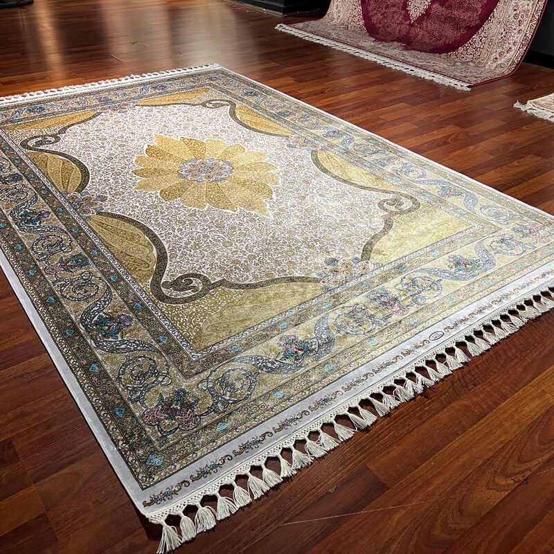 Iranian Silk Rugs - Etsy