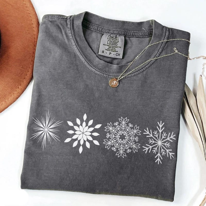 Snowflake Shirt - Etsy