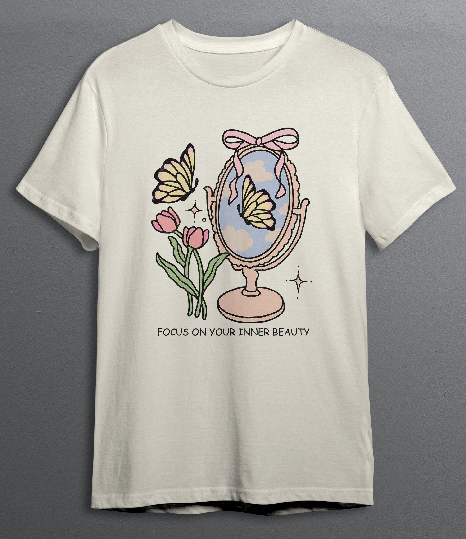 Focus on Your Inner Beauty PNG, Self Love Sublimation Design, Butterfly ...