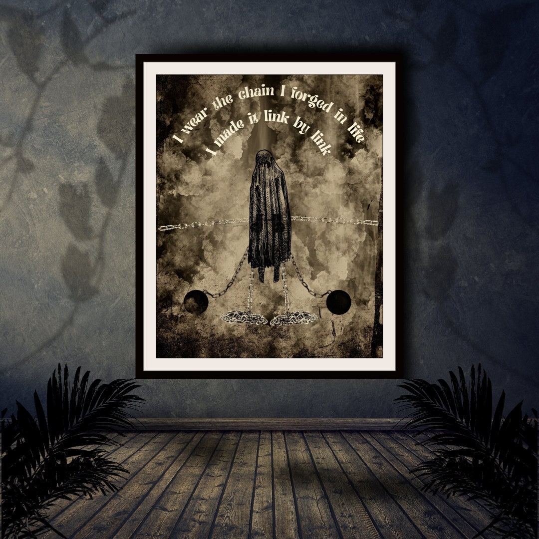 Jacob Marley A Christmas Carol Quote Alternative Gallery Wall - Etsy