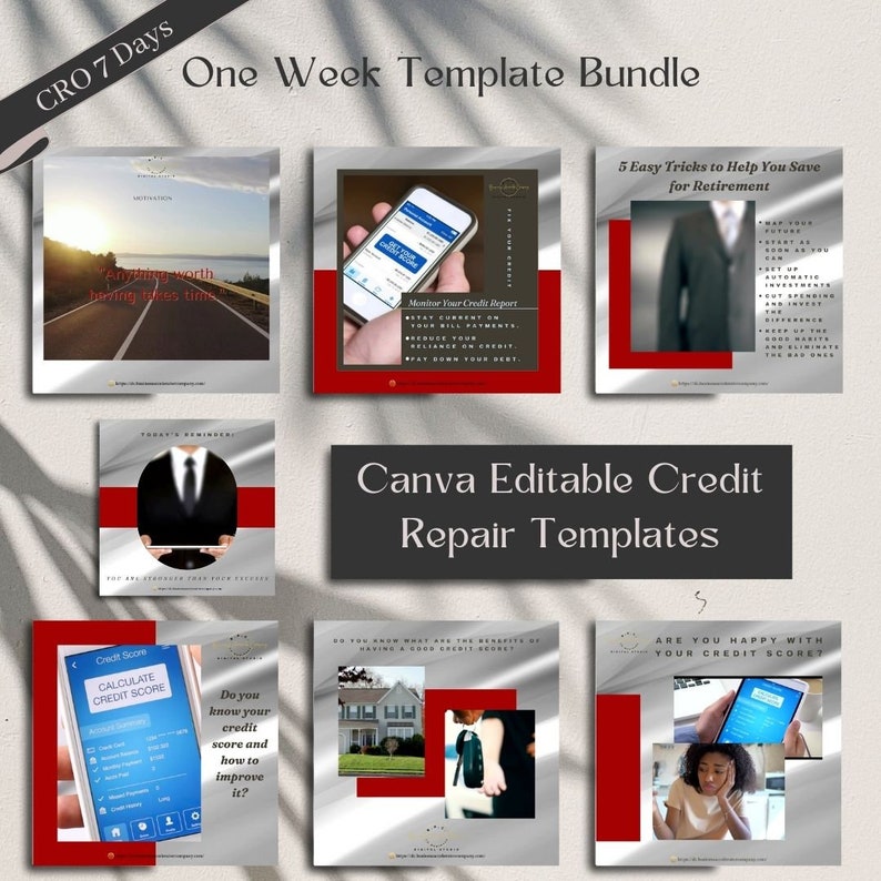 7 Day Social Media Content Templates Elevate Your Business on FB & IG ...