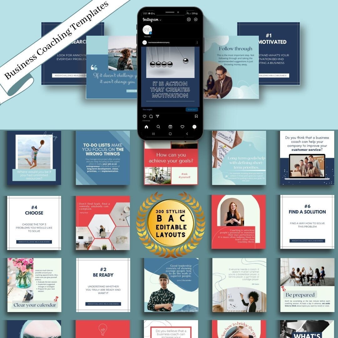 300 Business Coaching Templates Bundle | Empower Your Coaching Business ...