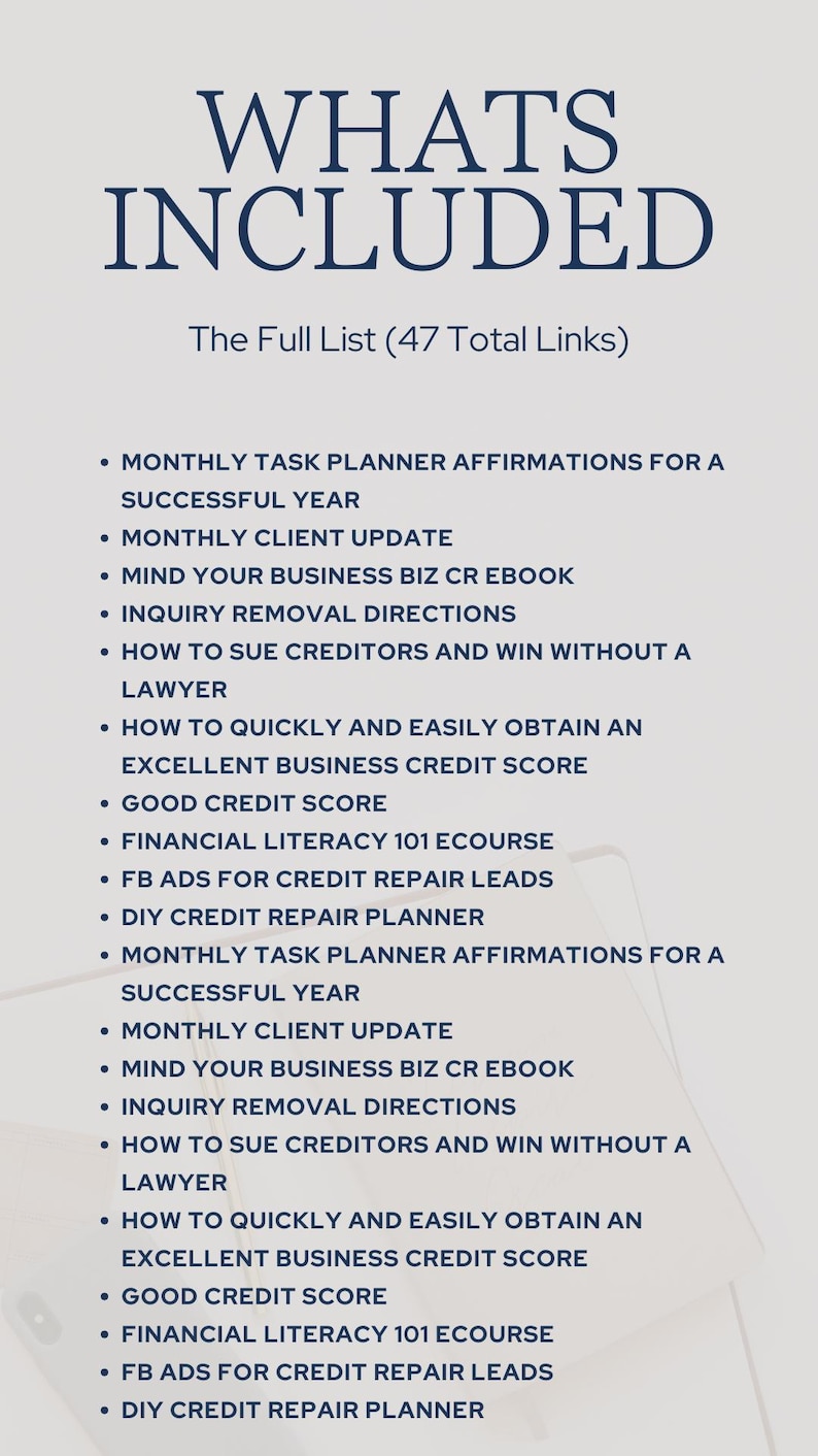 Ultimate Financial Literacy and Credit Repair Bundle| Elevate Your ...