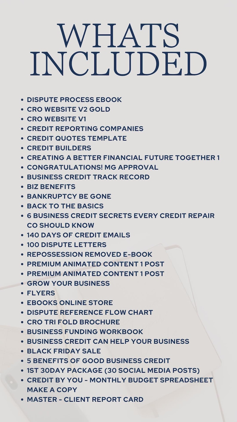 Ultimate Financial Literacy and Credit Repair Bundle| Elevate Your ...