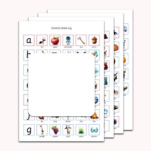 Beginning Letter Sounds Picture Sorting Card Set, Red Vowels, Blue ...