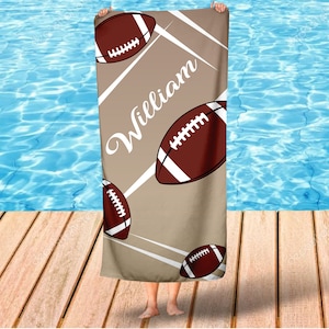 Football Team Towels,personalized Football Towel, Football Player Gift ...