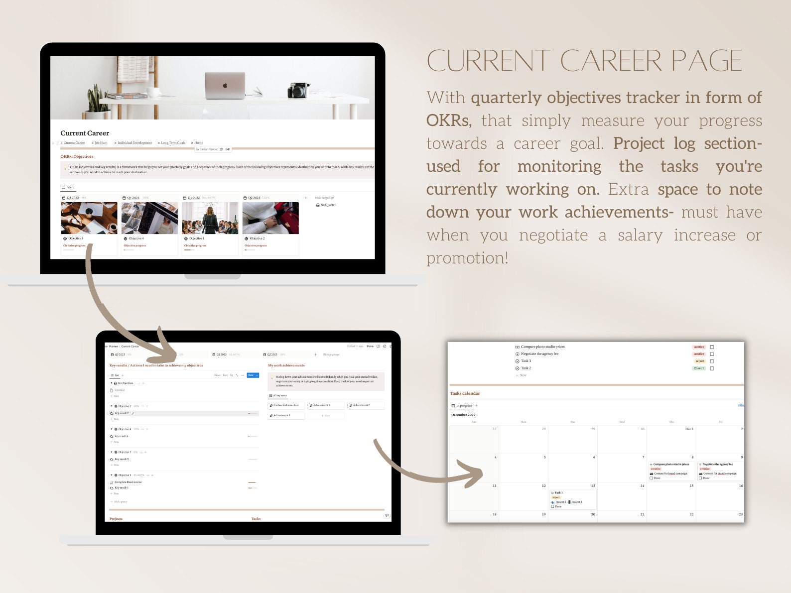 Notion Career for 2024 Planner Aesthetic, Job Hunt Booster - Etsy