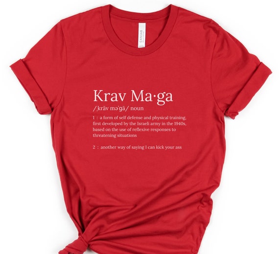 Krav Maga Definition Shirt Krav Maga Definition Martial - Etsy