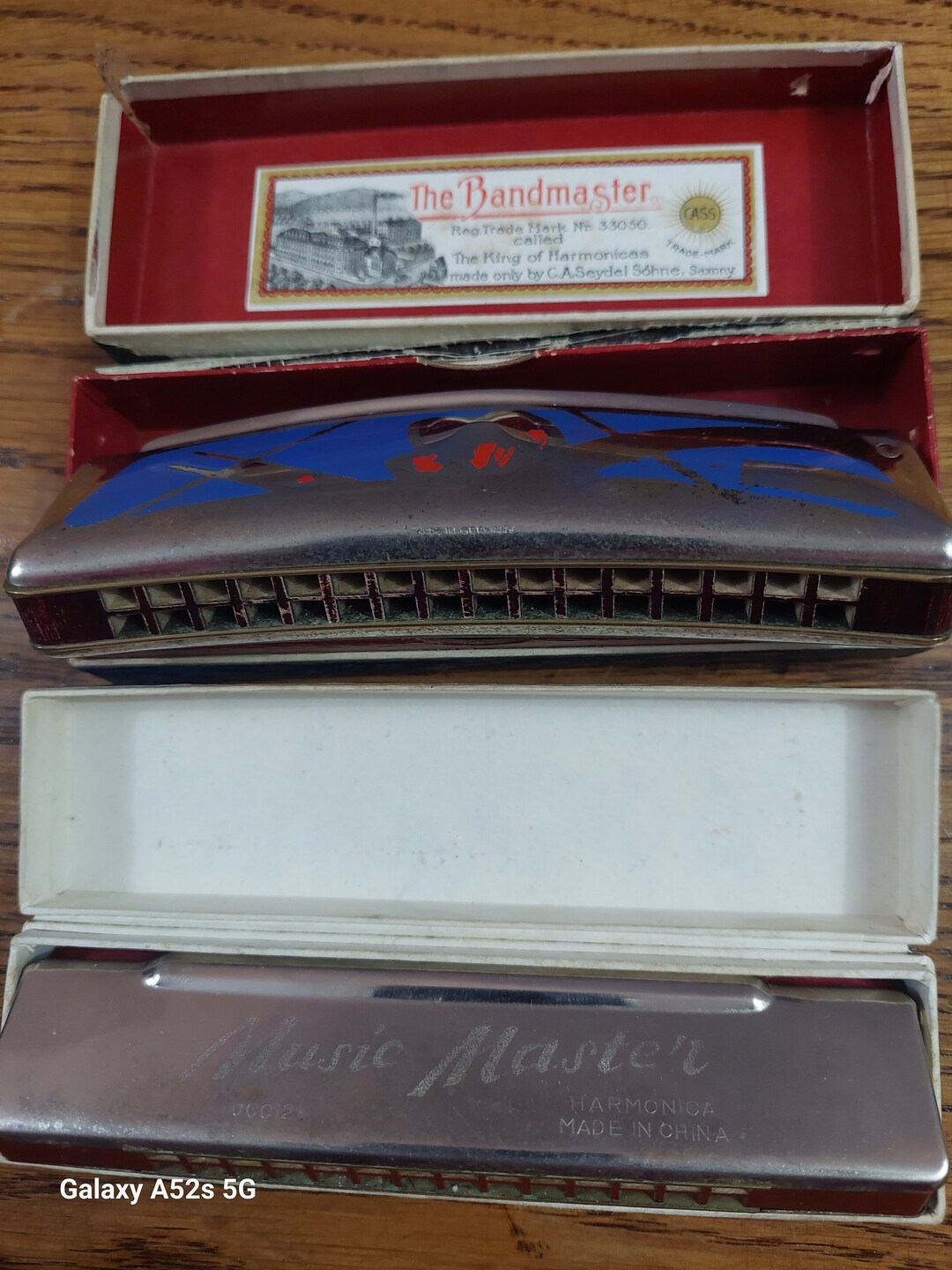 2 Vintage Harmonicas Bandmaster Fancy & Music Master 24 Reeds - Etsy