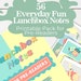 Printable Lunchbox Notes for Preschool and Kindergarten Boys and Girls ...
