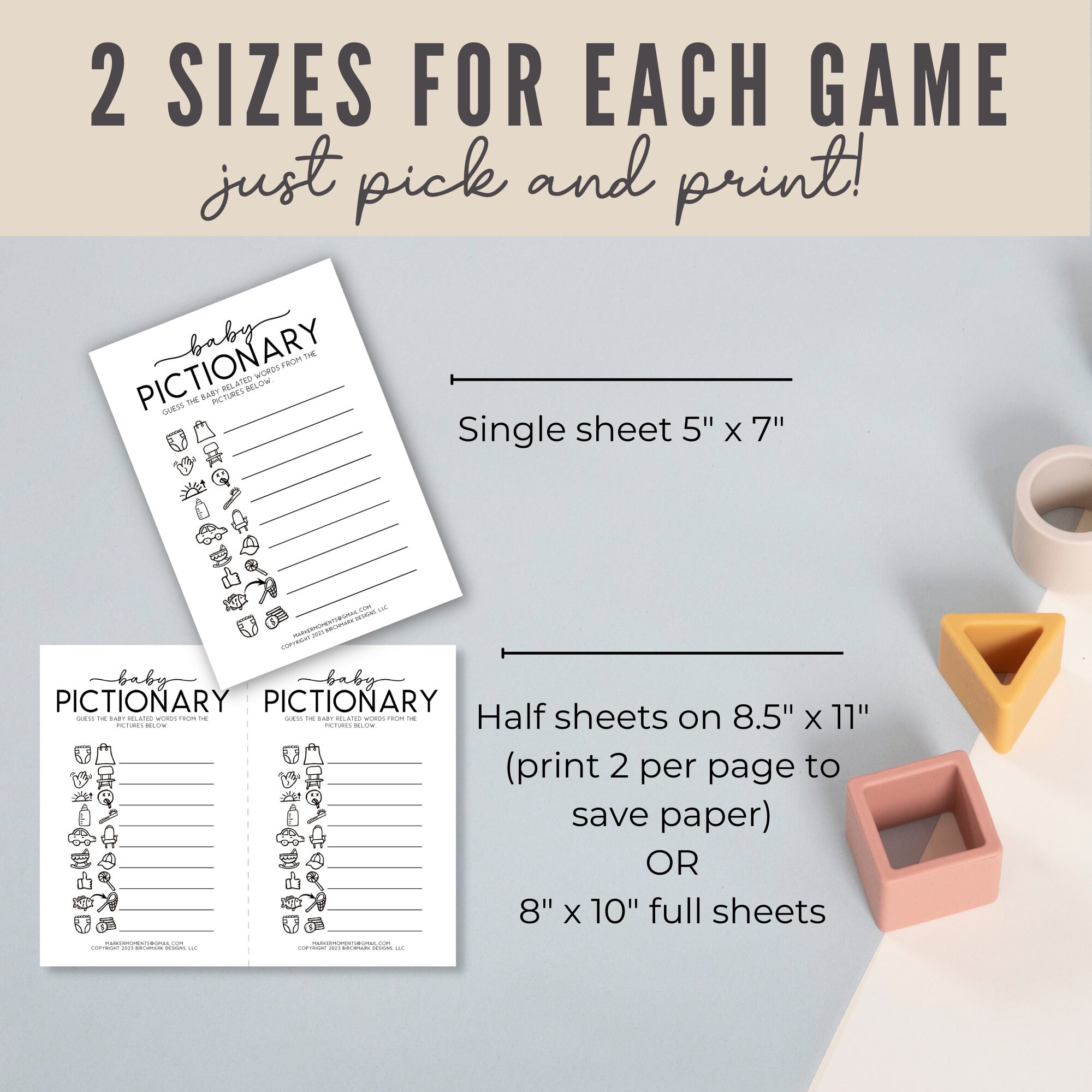 Minimalist Baby Shower Games Bundle, Printable Baby Sprinkle Activity ...