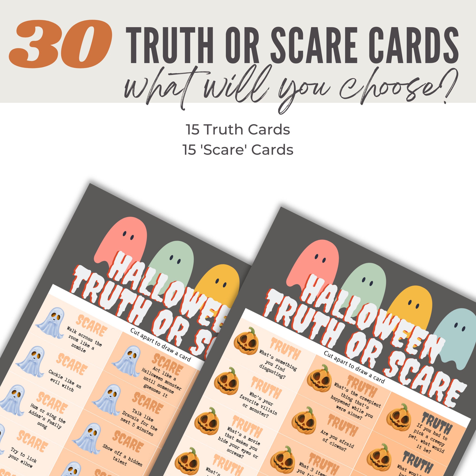 8 Printable Halloween Games for Kids for School Party or Family Game ...