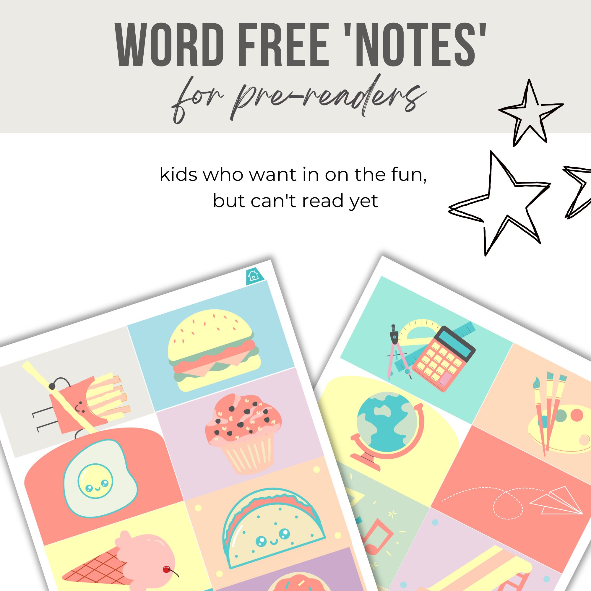 Printable Lunchbox Notes for Preschool and Kindergarten Boys and Girls ...