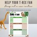Dinosaur Editable Kids Morning Routine Chart, Kids Daily Checklist ...