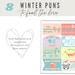 Winter Printable Lunchbox Notes for Boys and Girls, Christmas and ...