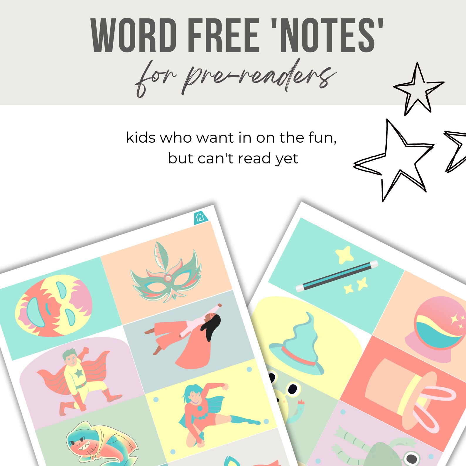 Printable Lunchbox Notes for Preschool and Kindergarten Boys and Girls ...